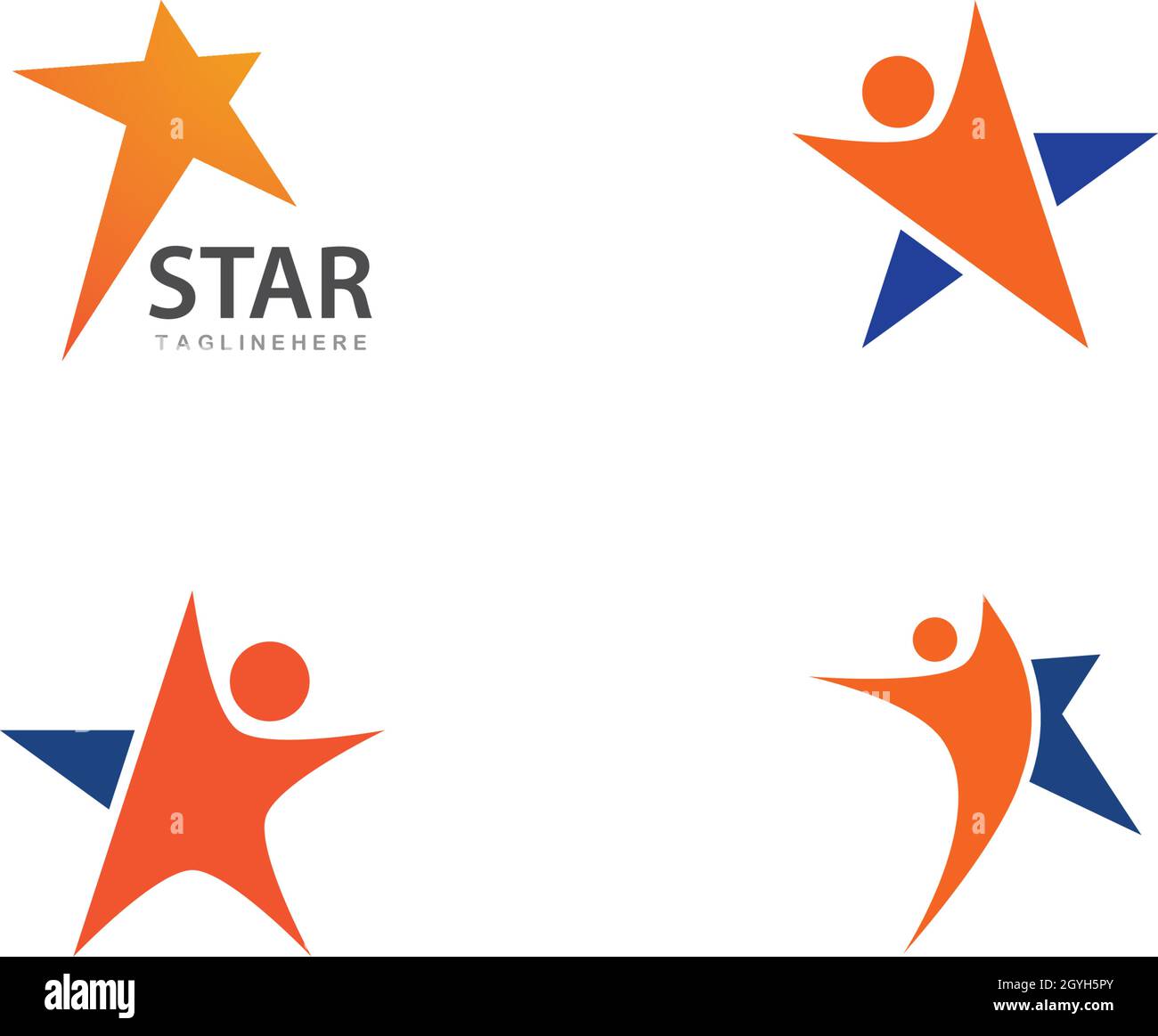 Star Logo Template vector Stock Vector Image & Art - Alamy