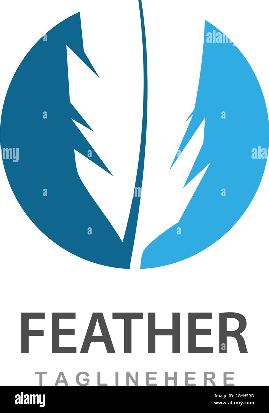 feather logo vector template Stock Vector Image & Art - Alamy