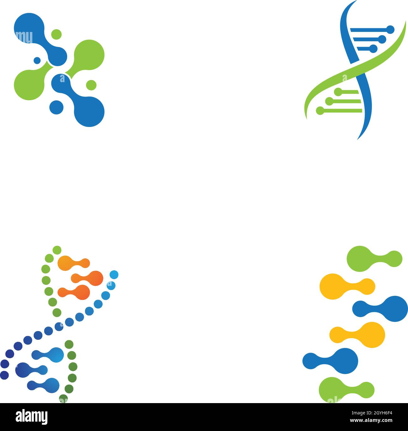 Human dna logo hi-res stock photography and images - Alamy