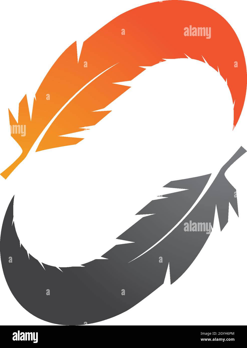 feather logo vector template Stock Vector Image & Art - Alamy