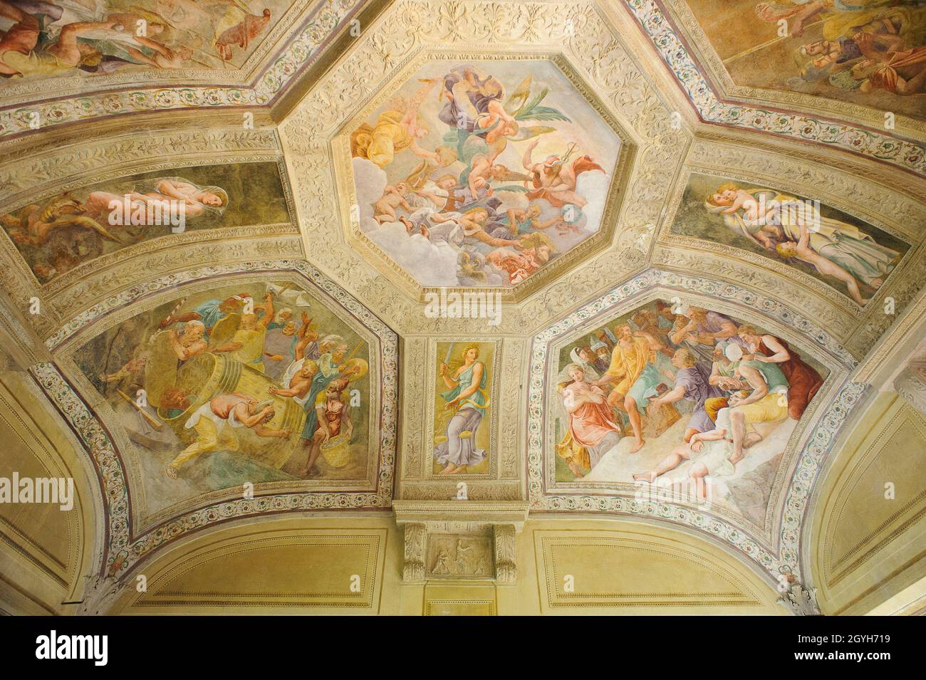 Europe, Italy, Lombardy, Palazzo Te built in 1525 in Mantua Stock Photo ...