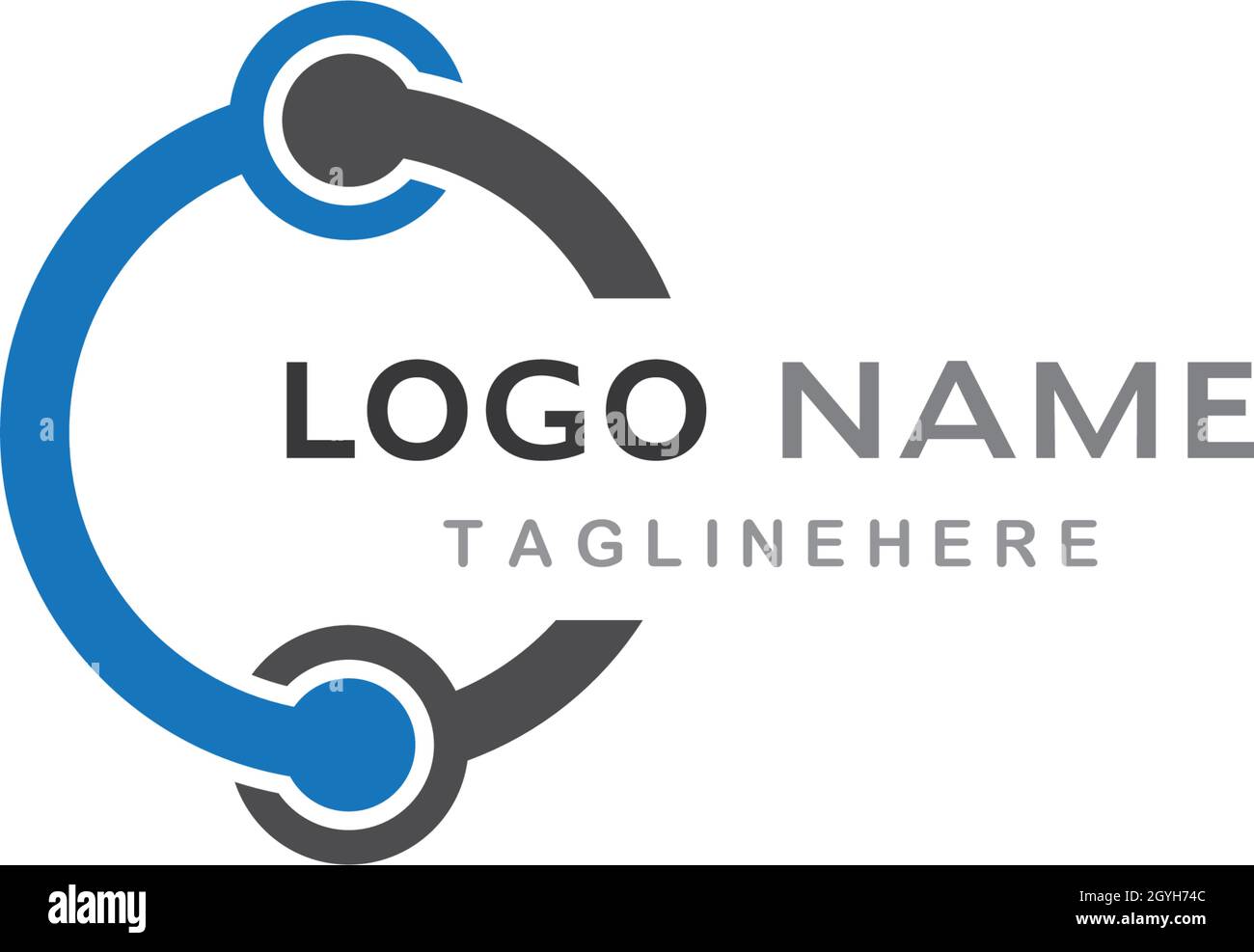 Business corporate abstract unity vector logo design Stock Vector Image ...