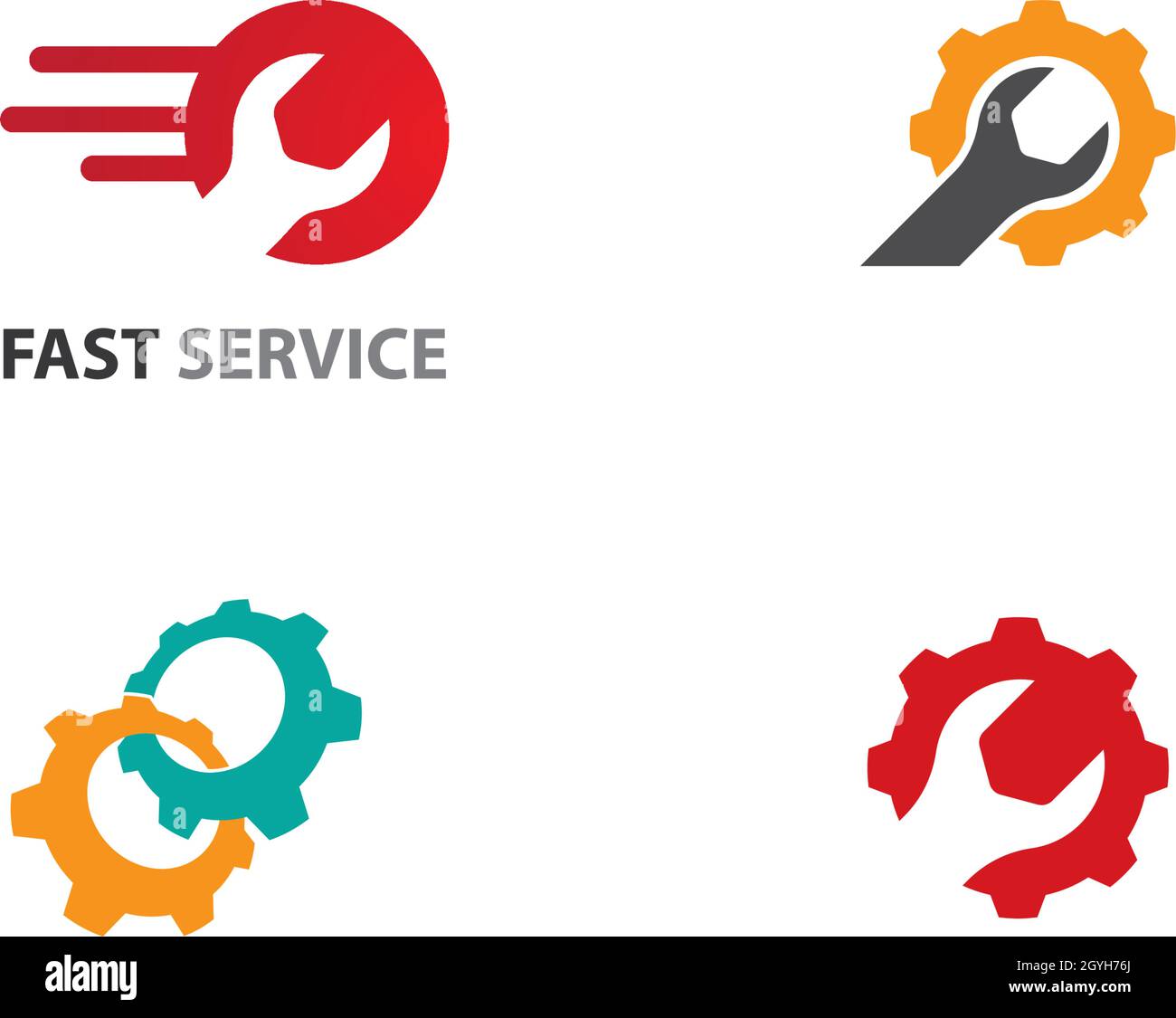 Service logo vector template Stock Vector Image & Art - Alamy