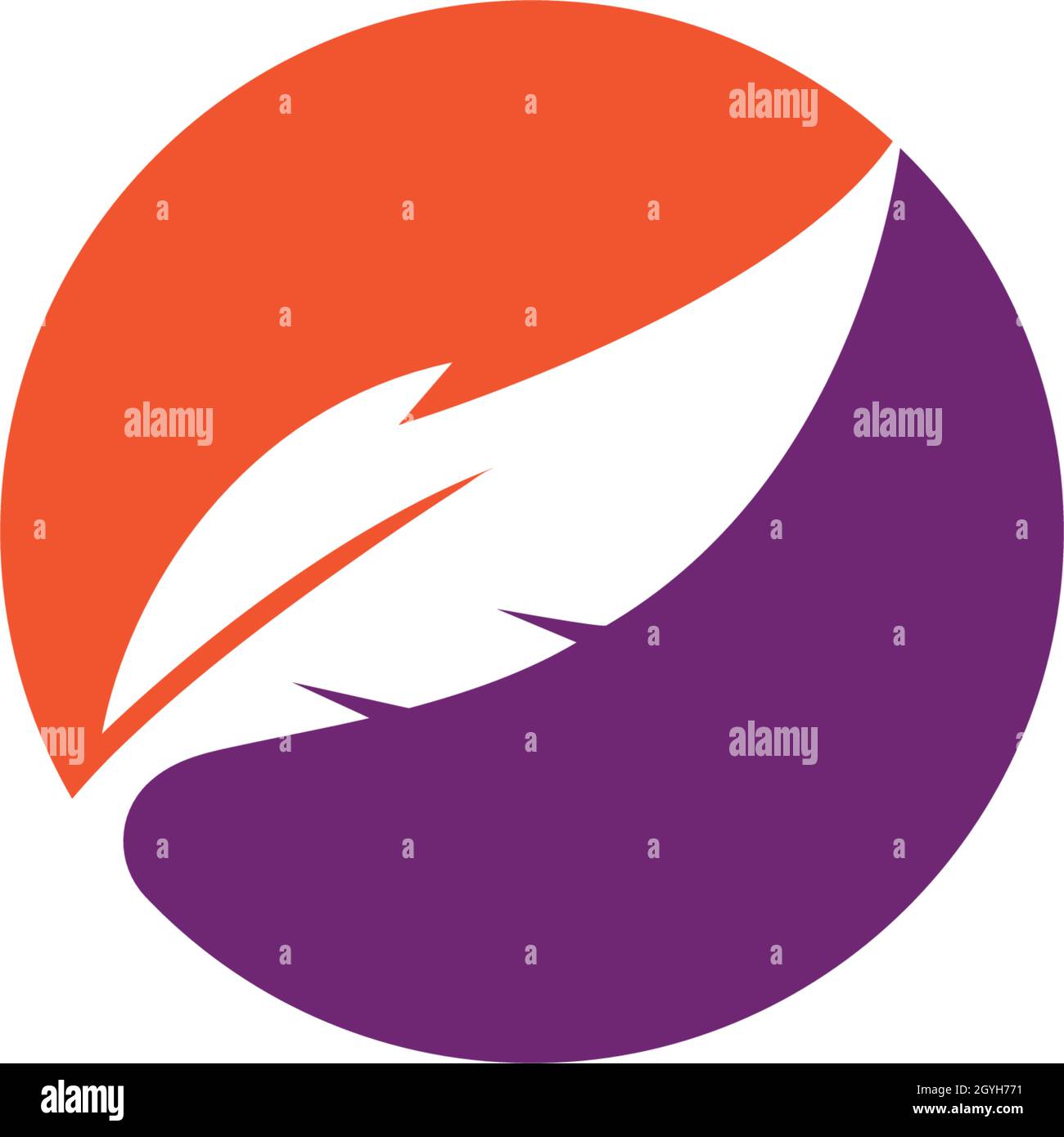 feather logo vector template Stock Vector Image & Art - Alamy