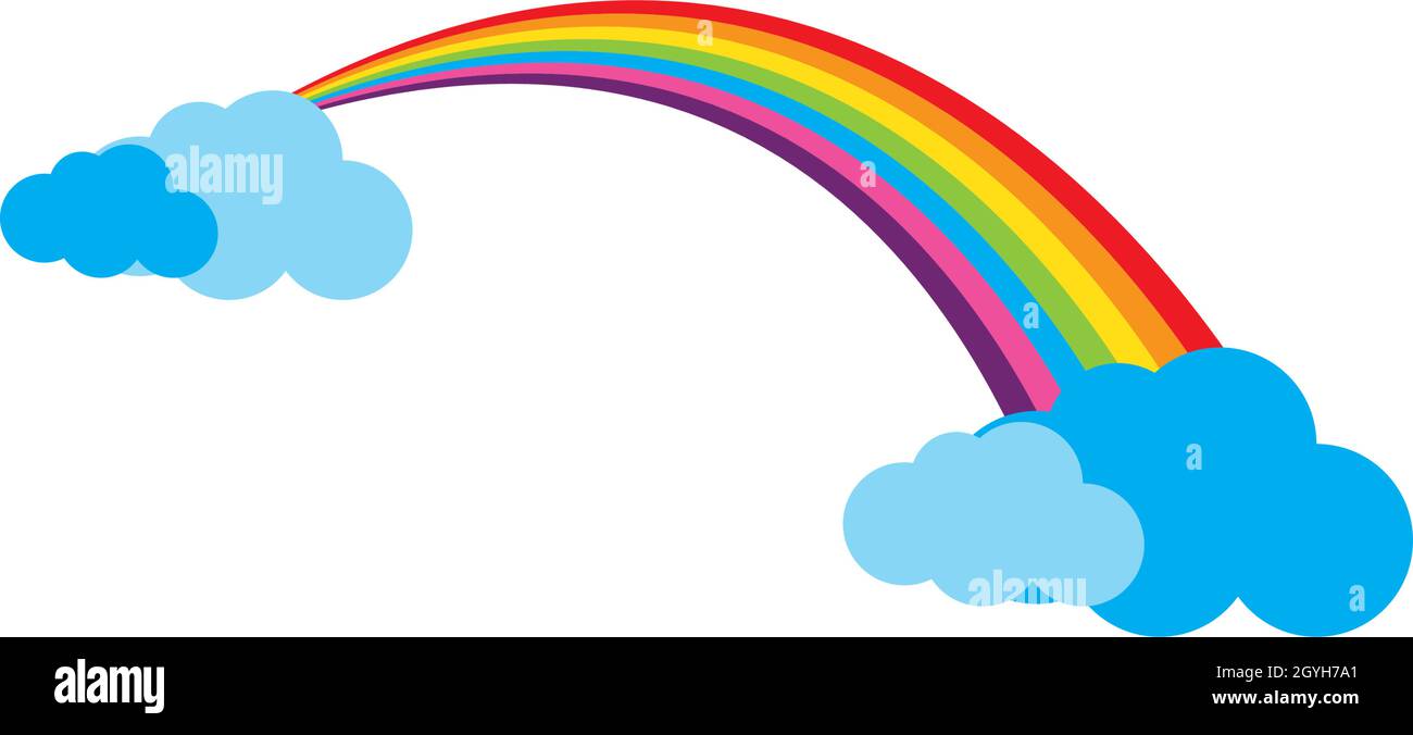 Rainbow logo vector template Stock Vector Image & Art - Alamy