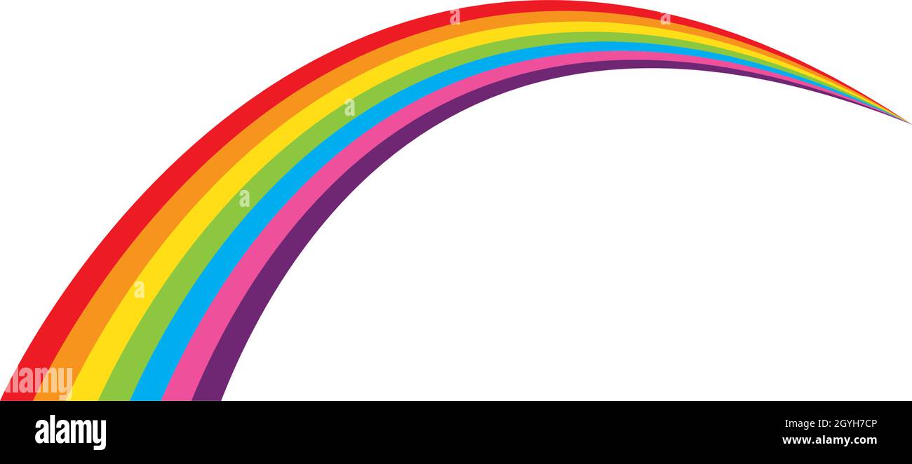 Rainbow logo vector template Stock Vector Image & Art - Alamy