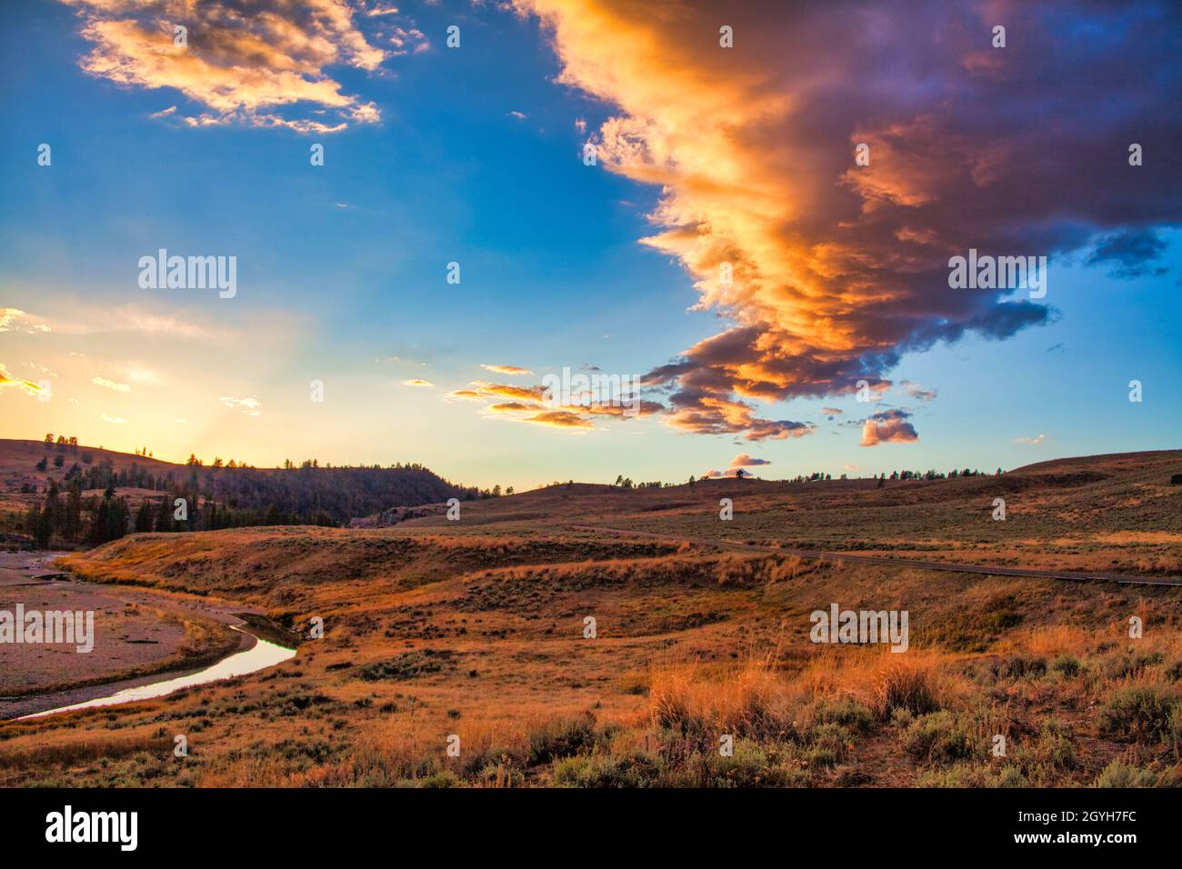 Mesmerizing view of hilly terrain with greenery during a breathtaking ...