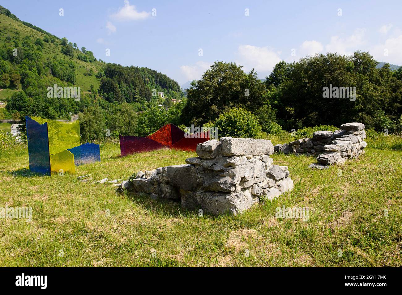 Europe, Italy, Lombardy, province of Lecco. Morterone, in Valsassina ...