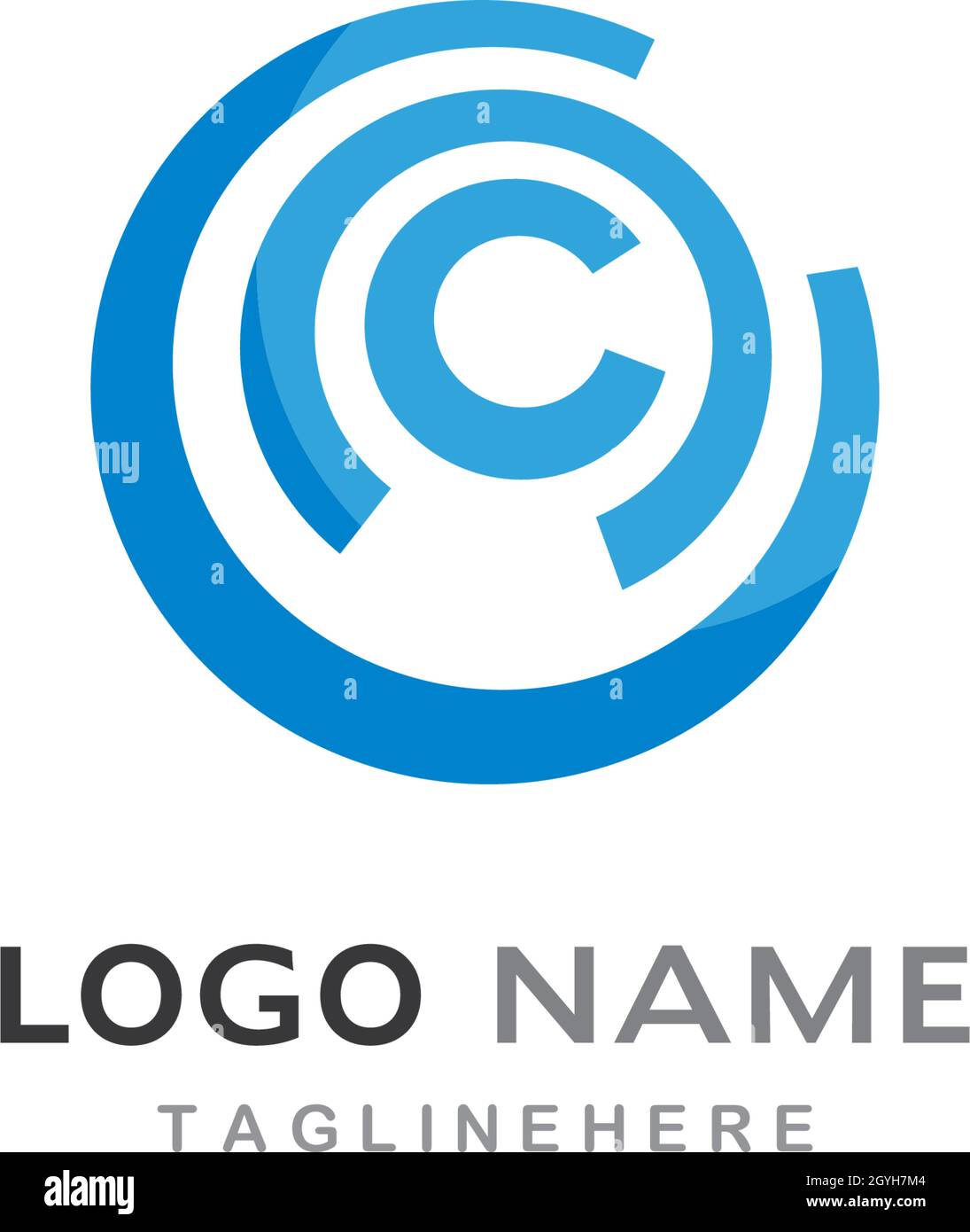 circle logo template vector design Stock Vector Image & Art - Alamy