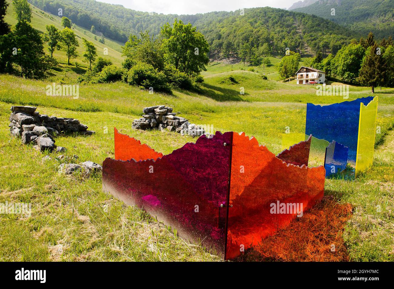 Europe, Italy, Lombardy, province of Lecco. Morterone, in Valsassina ...