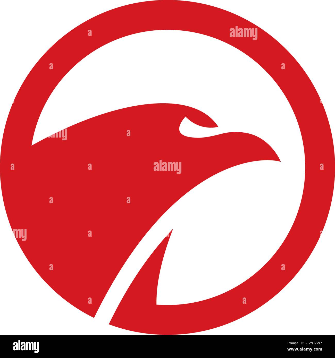 Falcon Bird Logo Template Stock Vector Image & Art - Alamy