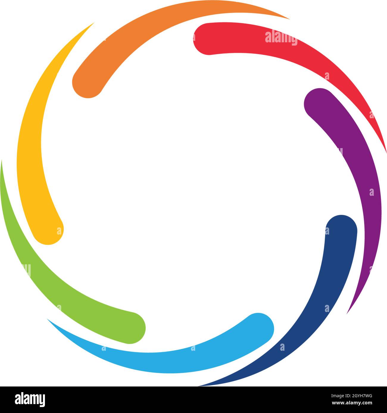 Rainbow logo vector template Stock Vector Image & Art - Alamy