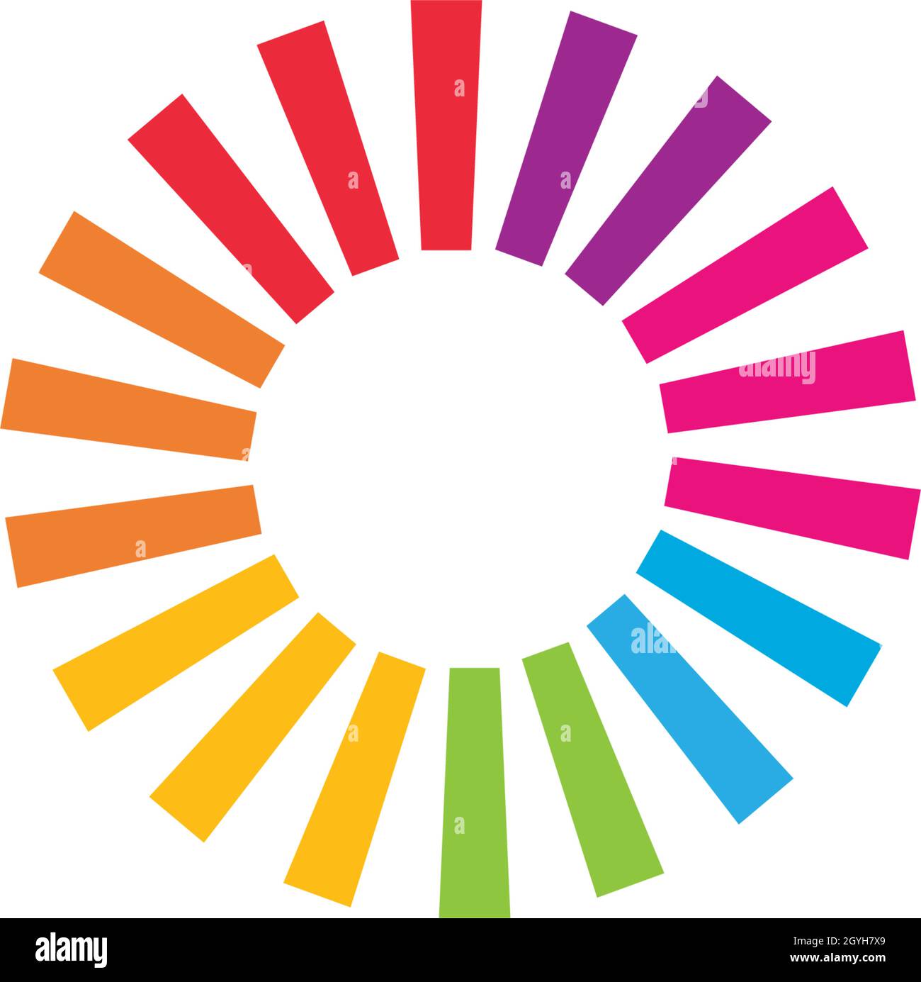 Rainbow logo vector template Stock Vector Image & Art - Alamy