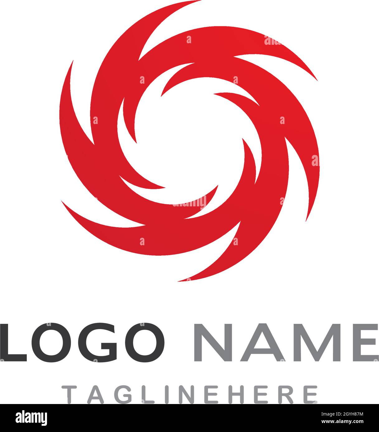 Business logo, vortex, wave and spiral icon Stock Vector Image & Art ...