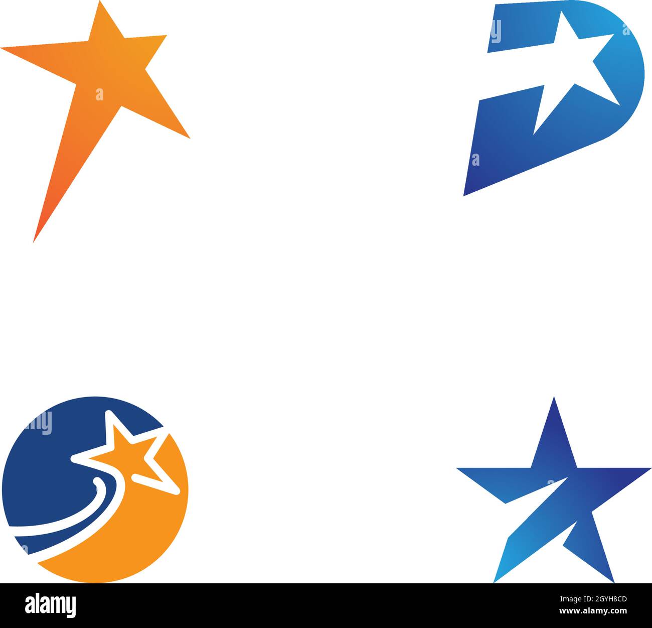 Star Logo Template vector Stock Vector Image & Art - Alamy