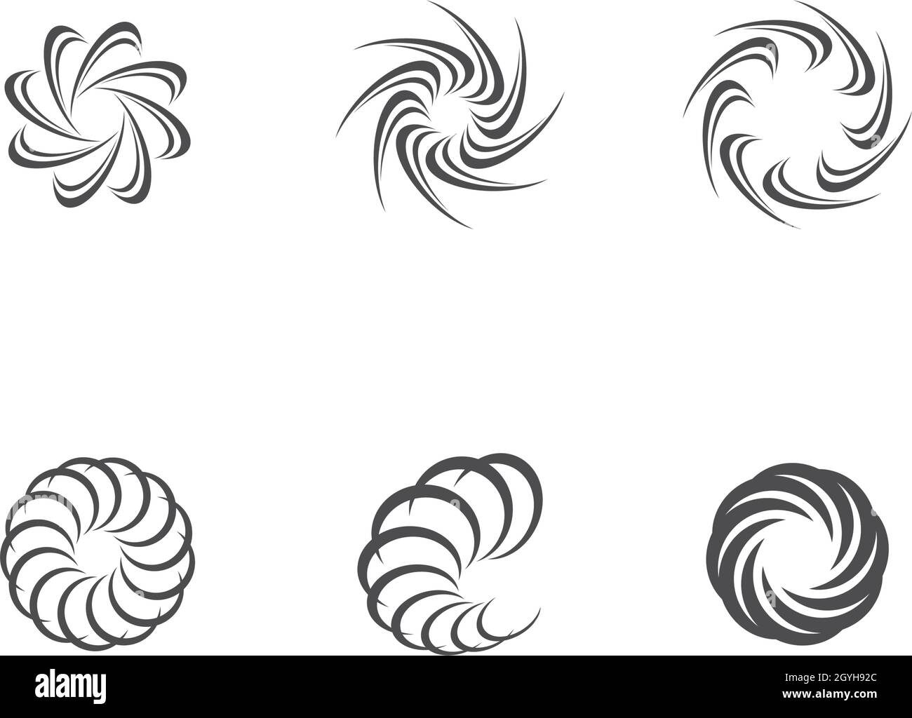 Business logo, vortex, wave and spiral icon Stock Vector Image & Art ...