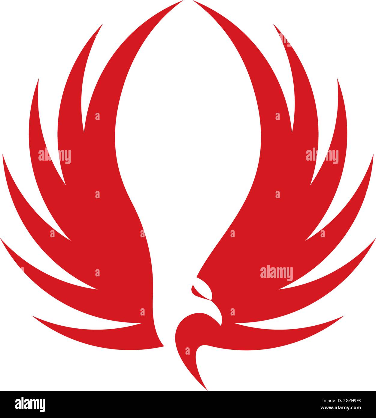 Falcon Bird Logo Template Stock Vector Image & Art - Alamy