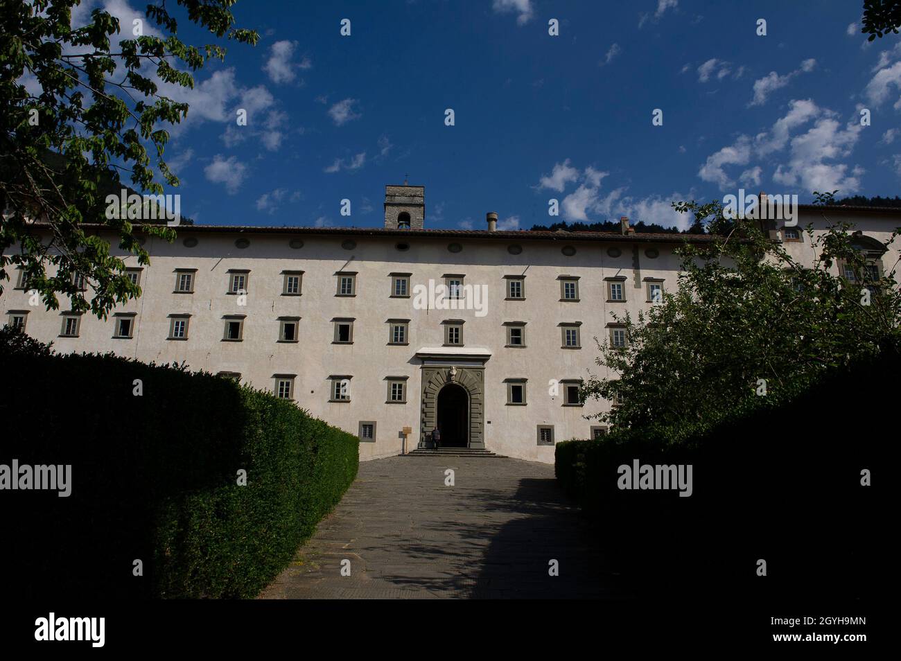 Europe, Italy, Tuscany, Florence, Vallombrosa Abbey in Reggello Stock ...
