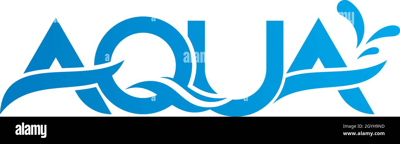 Aqua ,Water Wave symbol and icon Logo Template vector Stock Vector ...