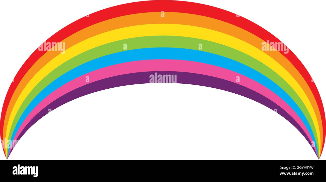Rainbow logo vector template Stock Vector Image & Art - Alamy