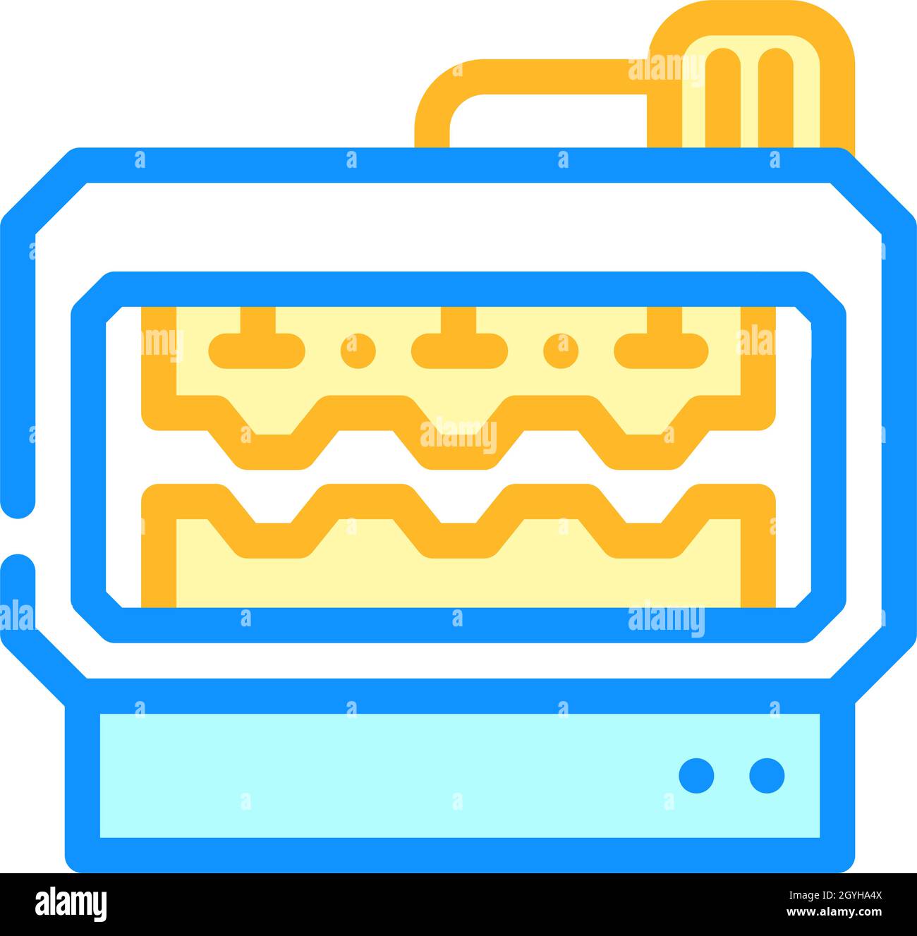 metal part production machine color icon vector illustration Stock ...