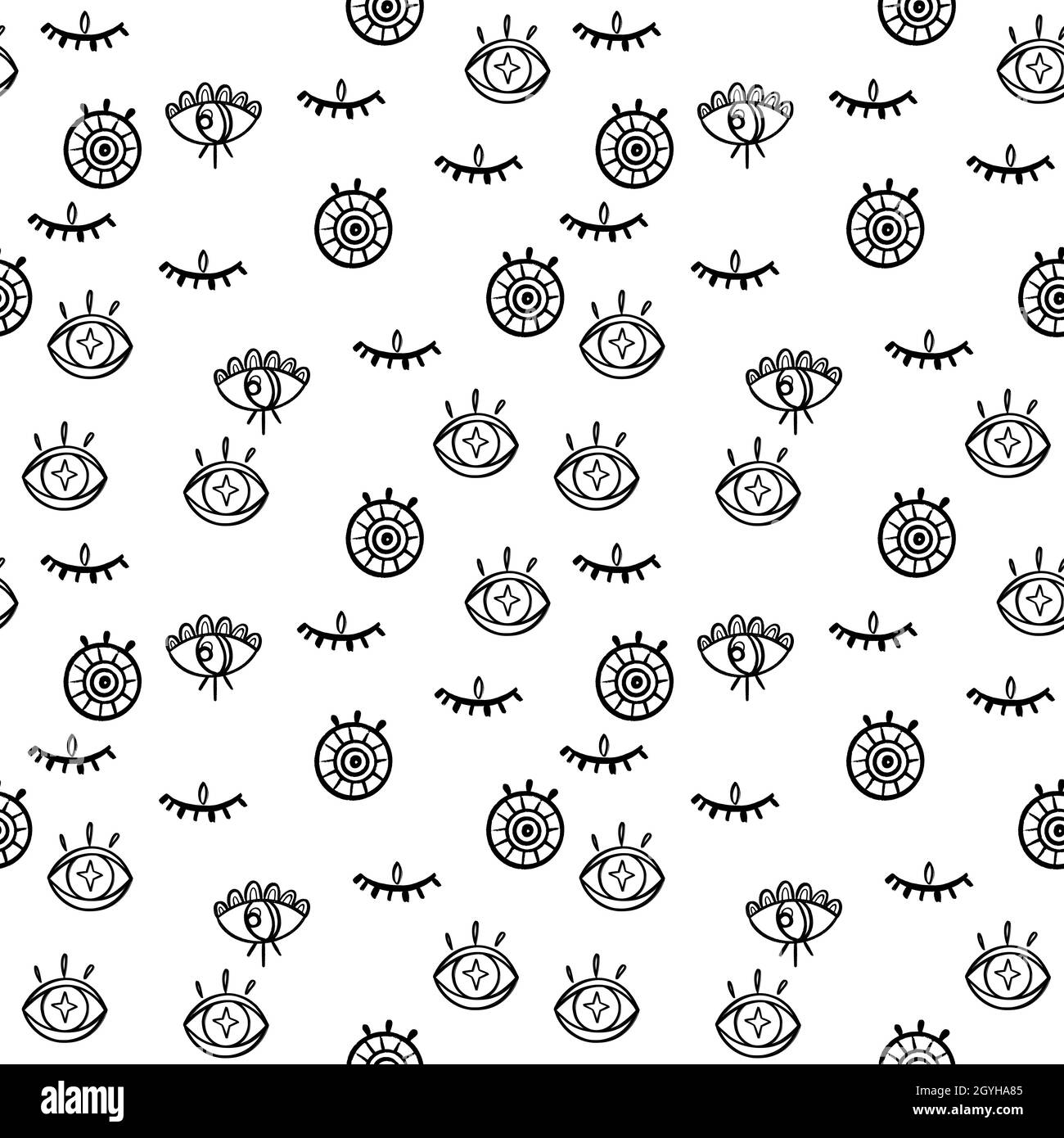 Psychedelic eye Black and White Stock Photos & Images - Alamy