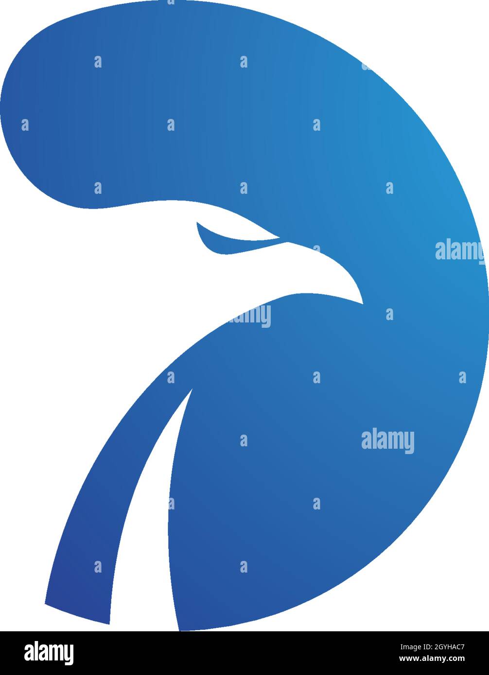 Falcon Bird Logo Template Stock Vector Image & Art - Alamy