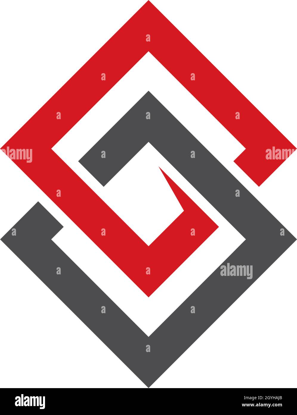 Business corporate abstract unity vector logo design Stock Vector Image ...