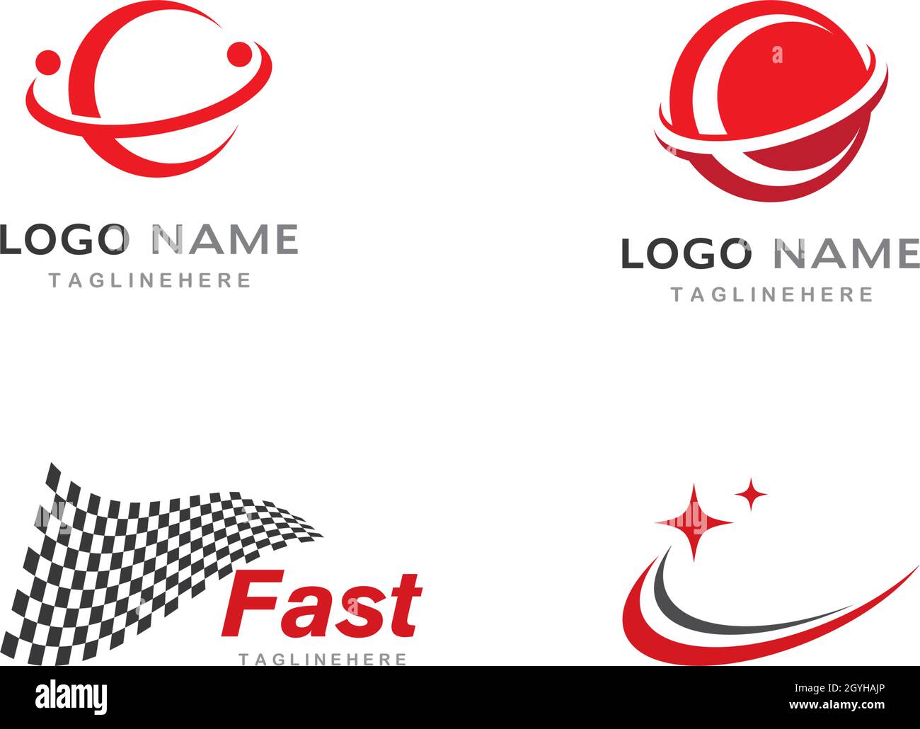 Faster Logo Template vector Stock Vector Image & Art - Alamy