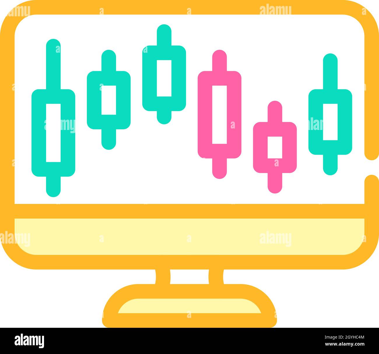 international trade market color icon vector illustration Stock Vector ...