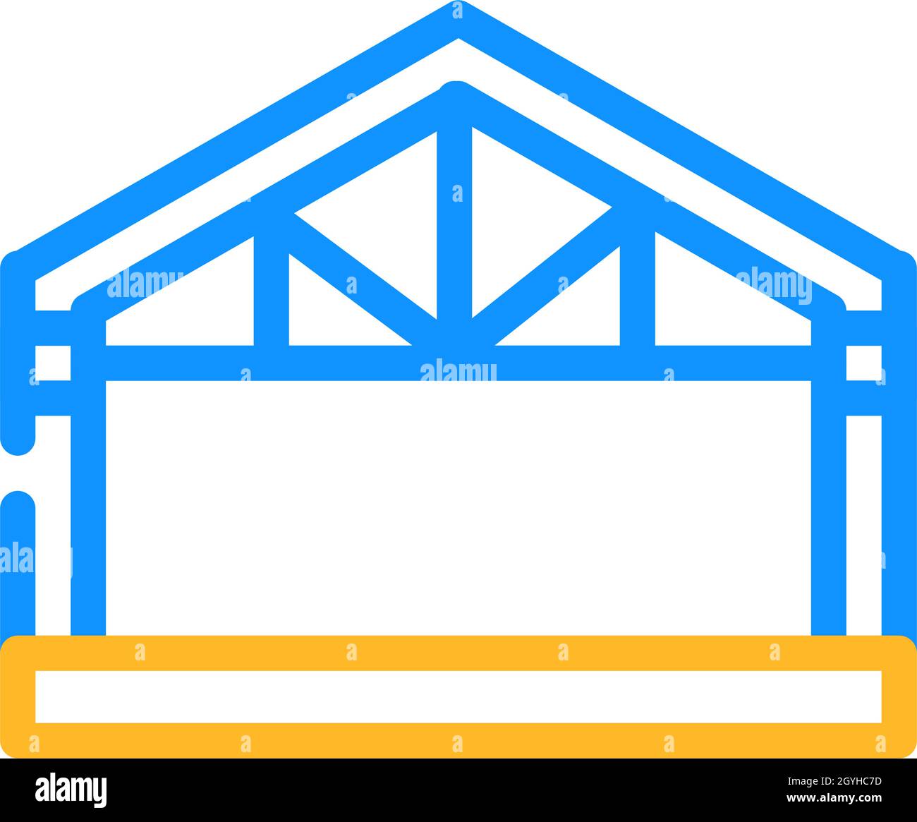 Iron girder bridge Stock Vector Images - Alamy