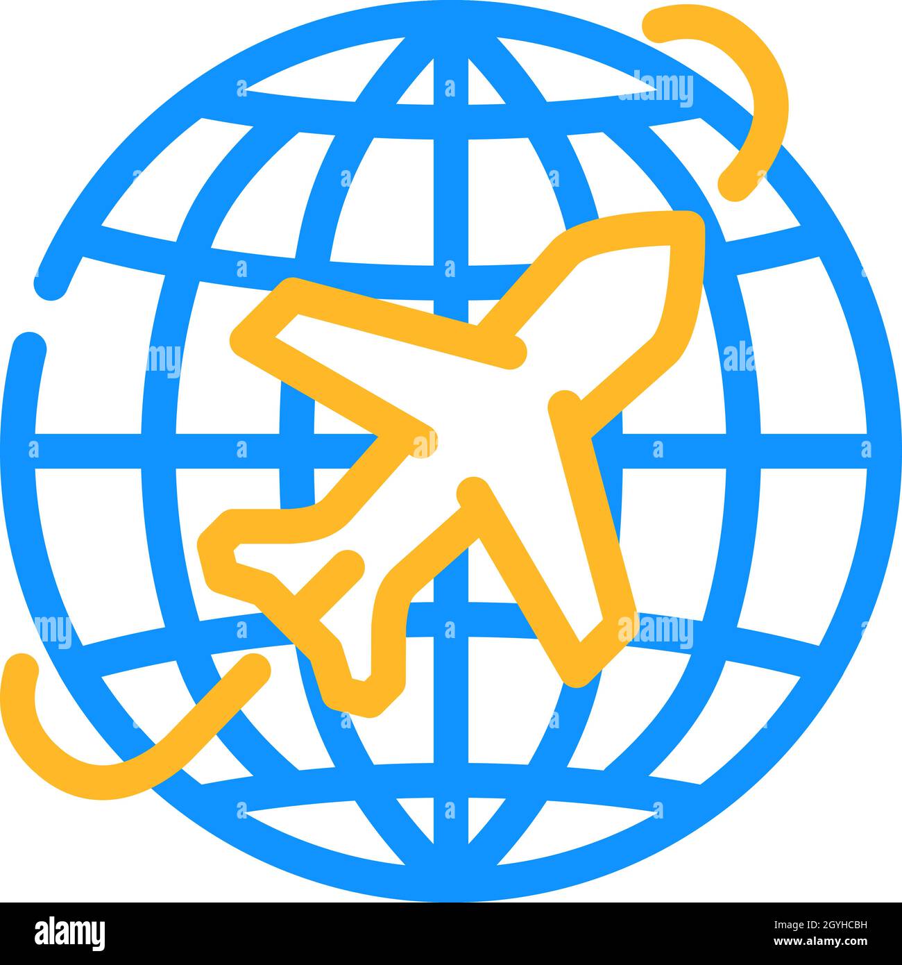 international travel color icon vector illustration Stock Vector Image ...