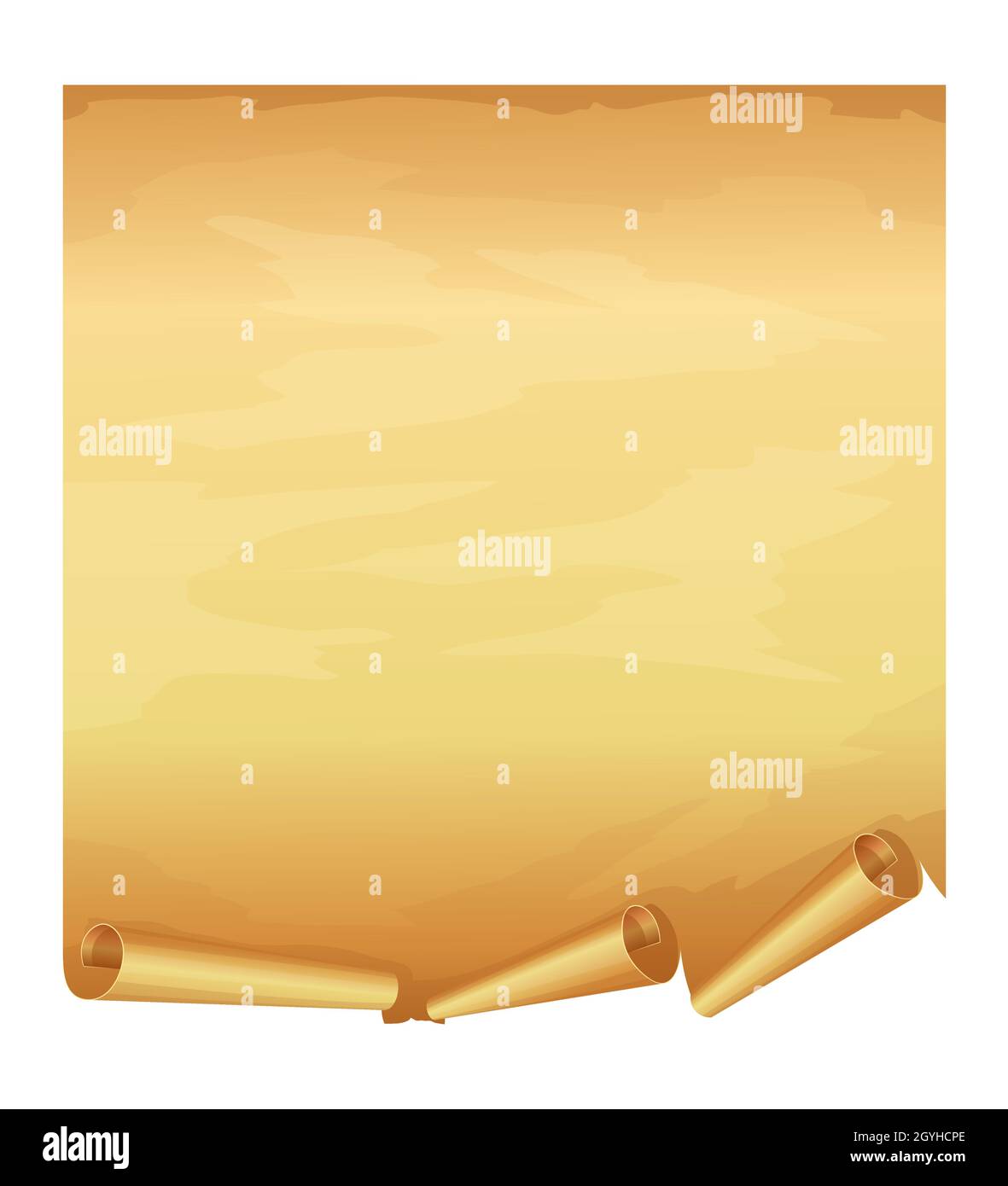 Big golden scroll of parchment Stock Vector Image & Art - Alamy
