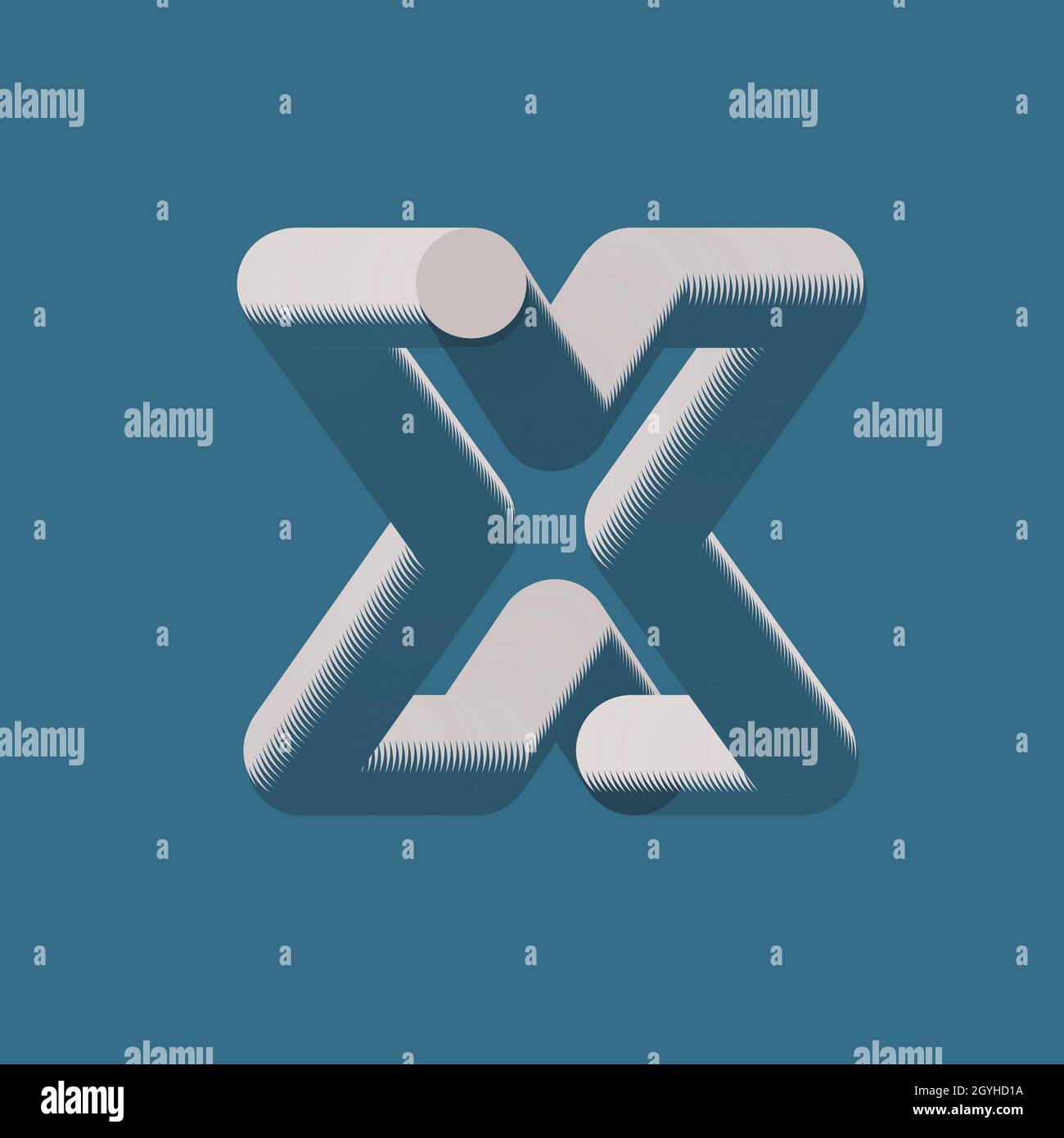 Creative letter X symbol vector file. X logo emblem concept Stock ...