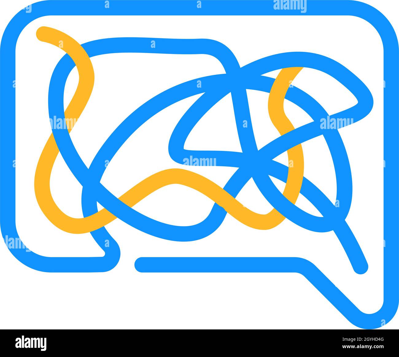 Confusing sign illustration Stock Vector Images - Alamy