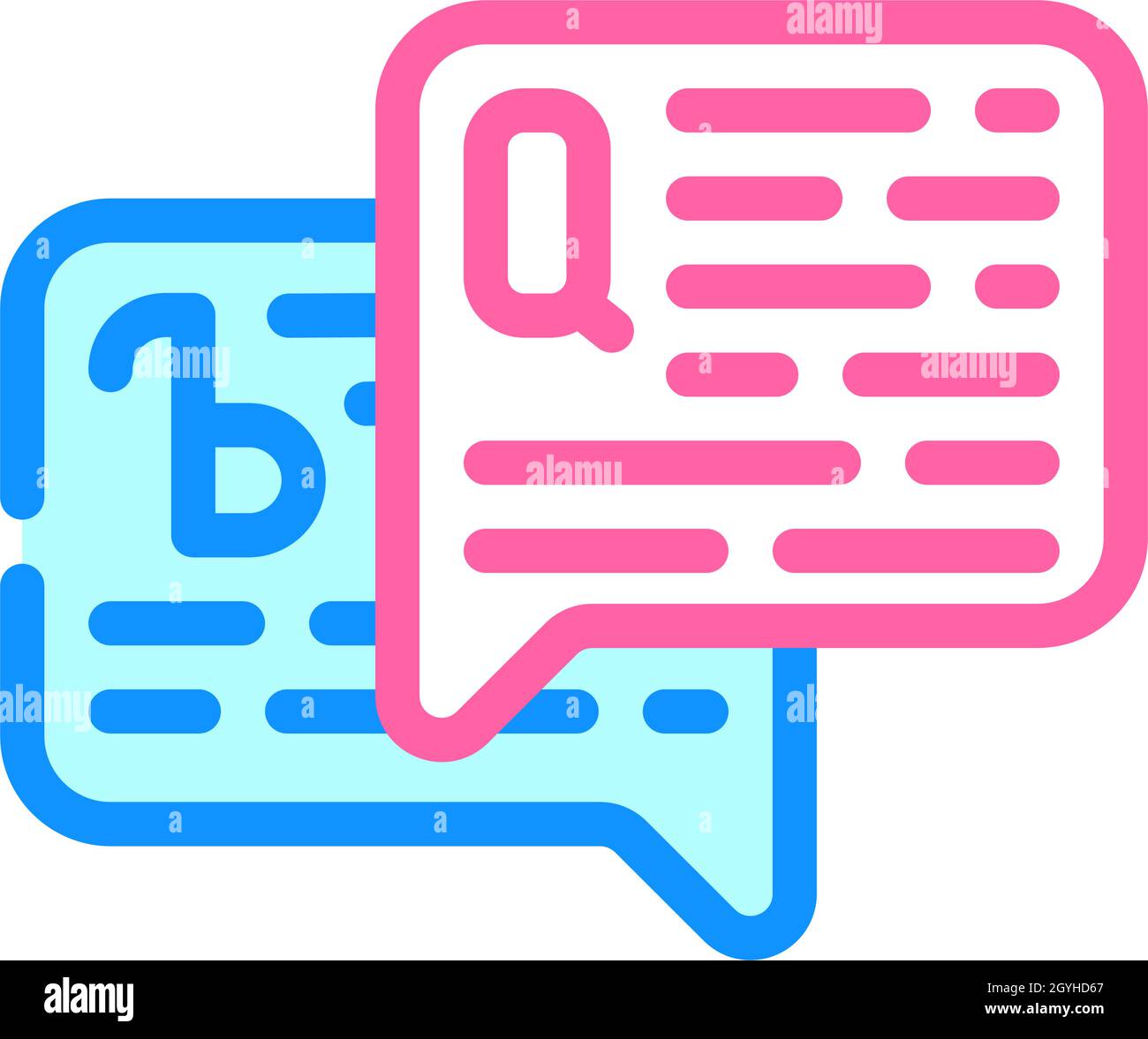language speak color icon vector illustration Stock Vector Image & Art ...
