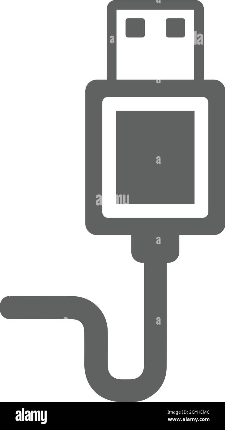 Adapter, cable, usb icon - Use for commercial purposes, print media ...