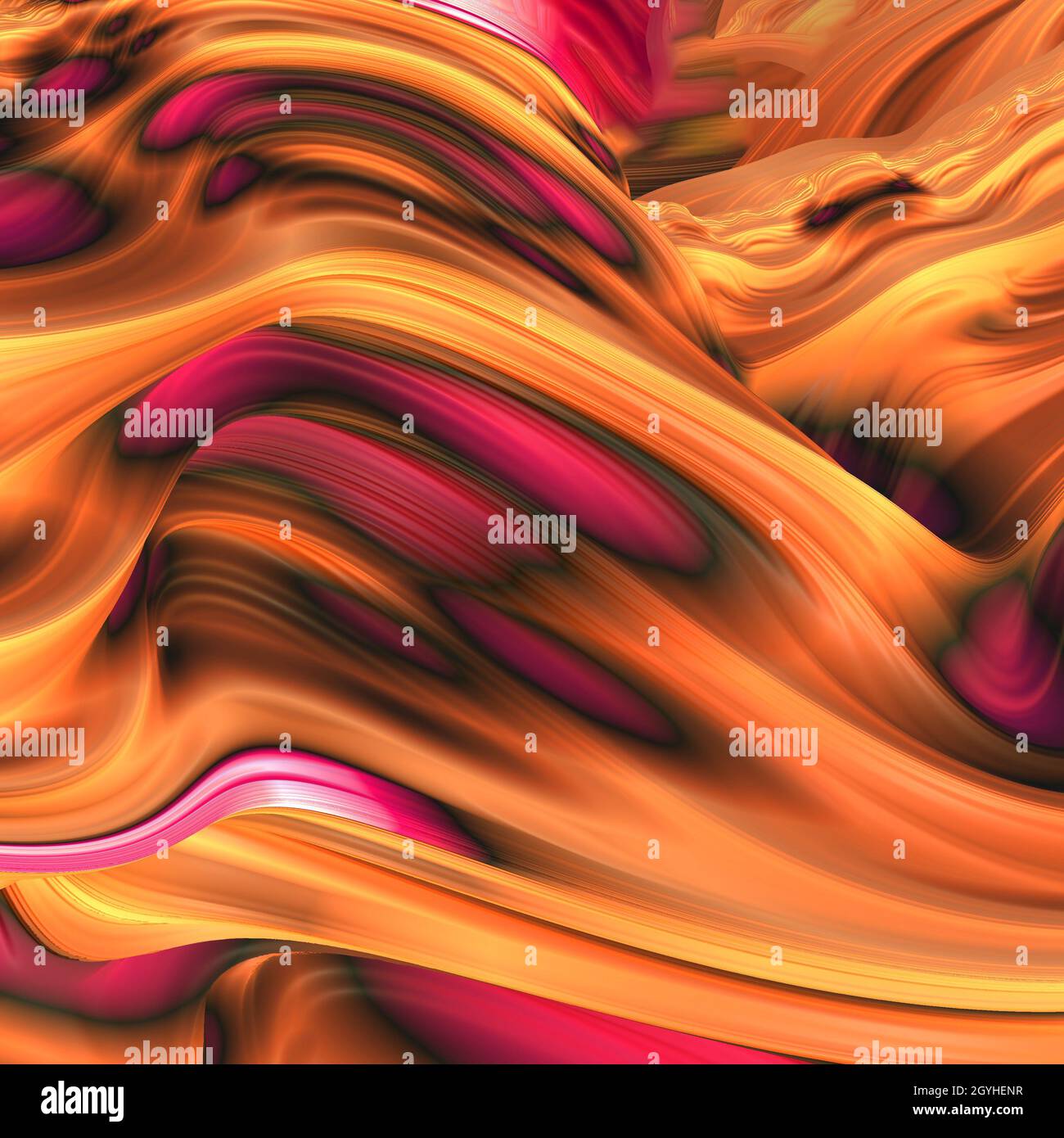 Bright background with a volumetric wavy pattern and print. 3d waves ...