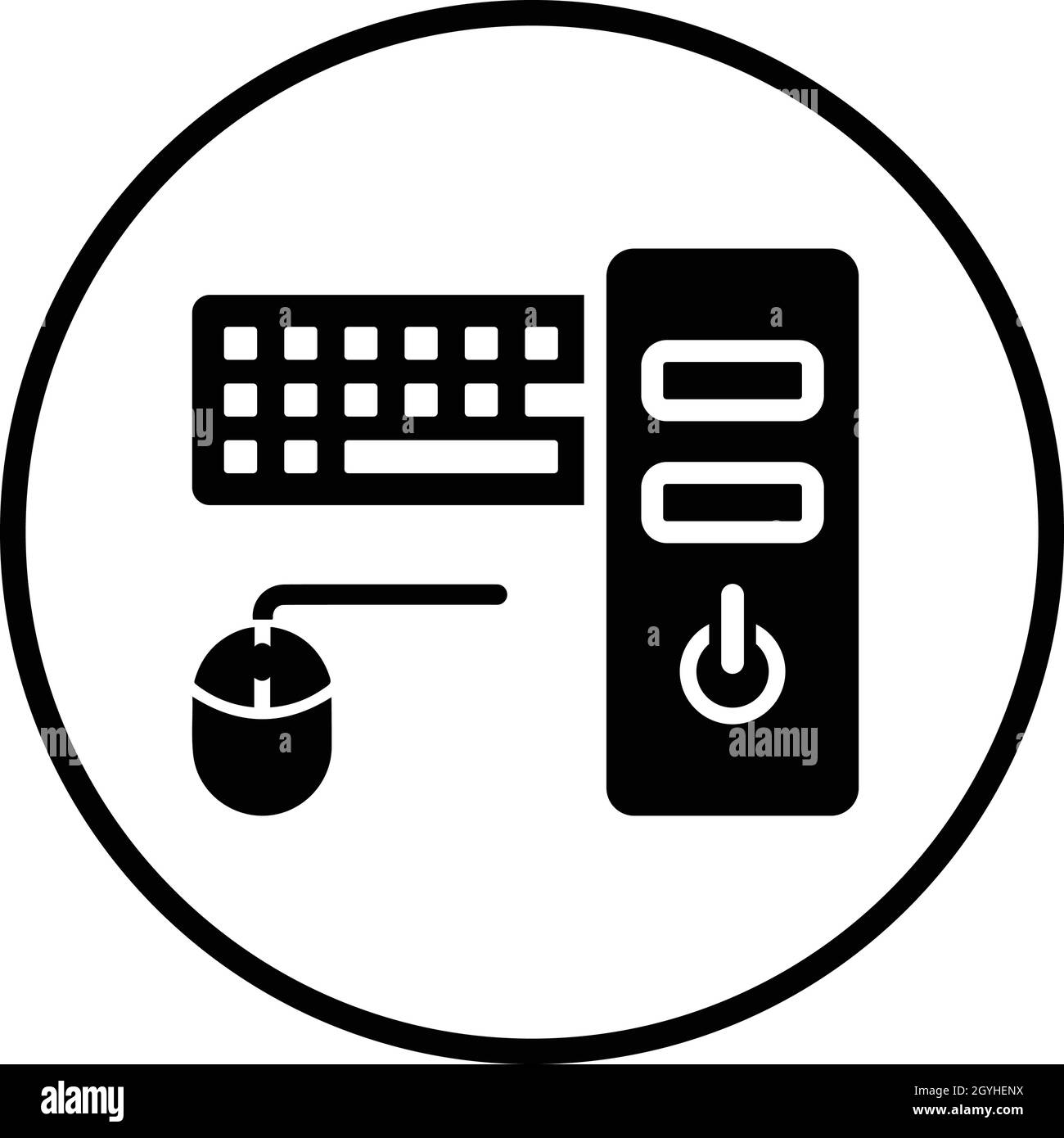Accessories, keyboard, mouse icon - Use for commercial purposes, print ...