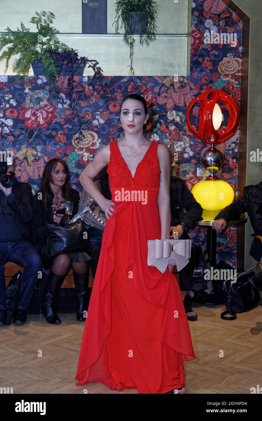 Paris, France. 6th Oct, 2021. A model dressed by Korean fashion ...