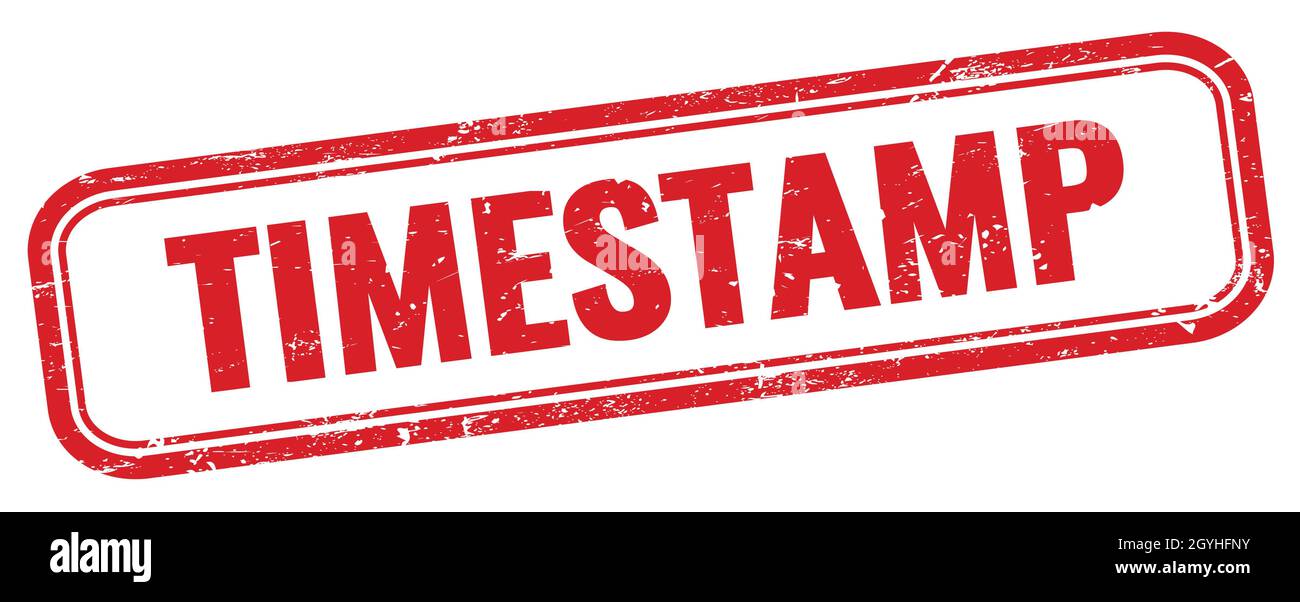 Timestamp word hi-res stock photography and images - Alamy
