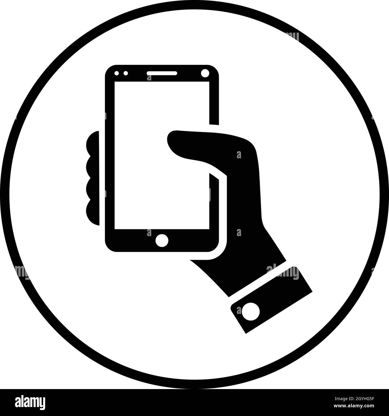 Smartphone, touch icon - Vector EPS file. Perfect use for print media ...