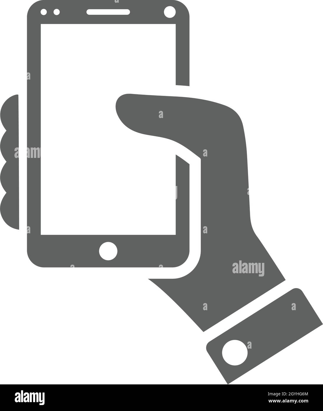 Smartphone, touch icon - Vector EPS file. Perfect use for print media ...