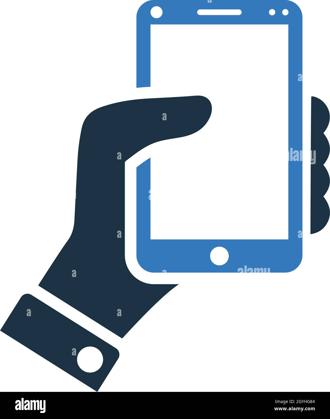 Smartphone, touch icon - Vector EPS file. Perfect use for print media, web, stock images ...