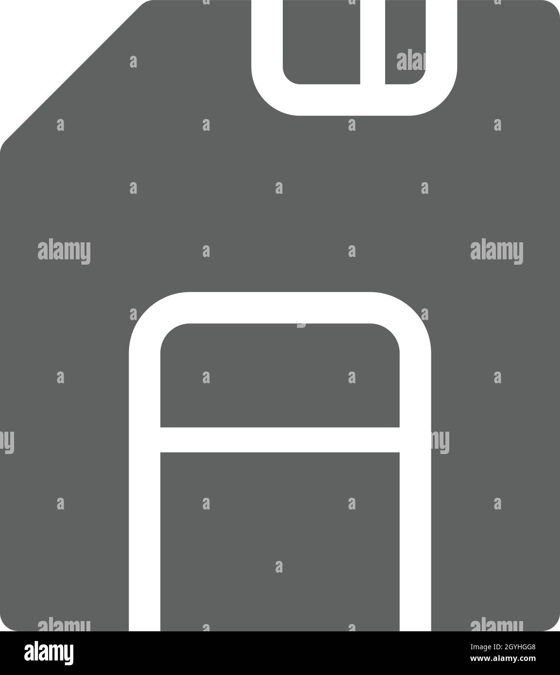 Memory, save icon - Vector EPS file. Perfect use for print media, web ...