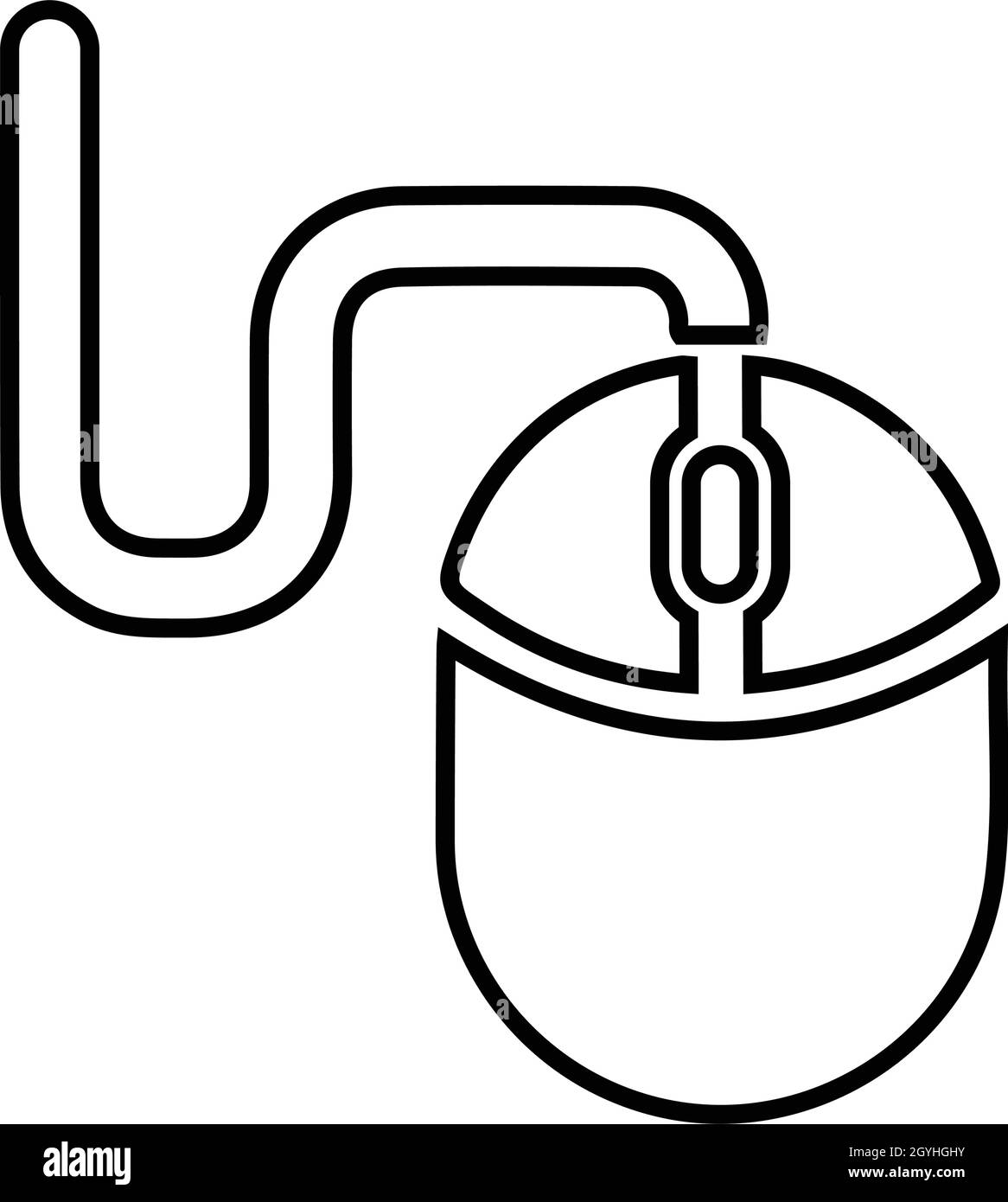 Mouse, usb icon - Simple editable vector EPS file Stock Vector Image ...