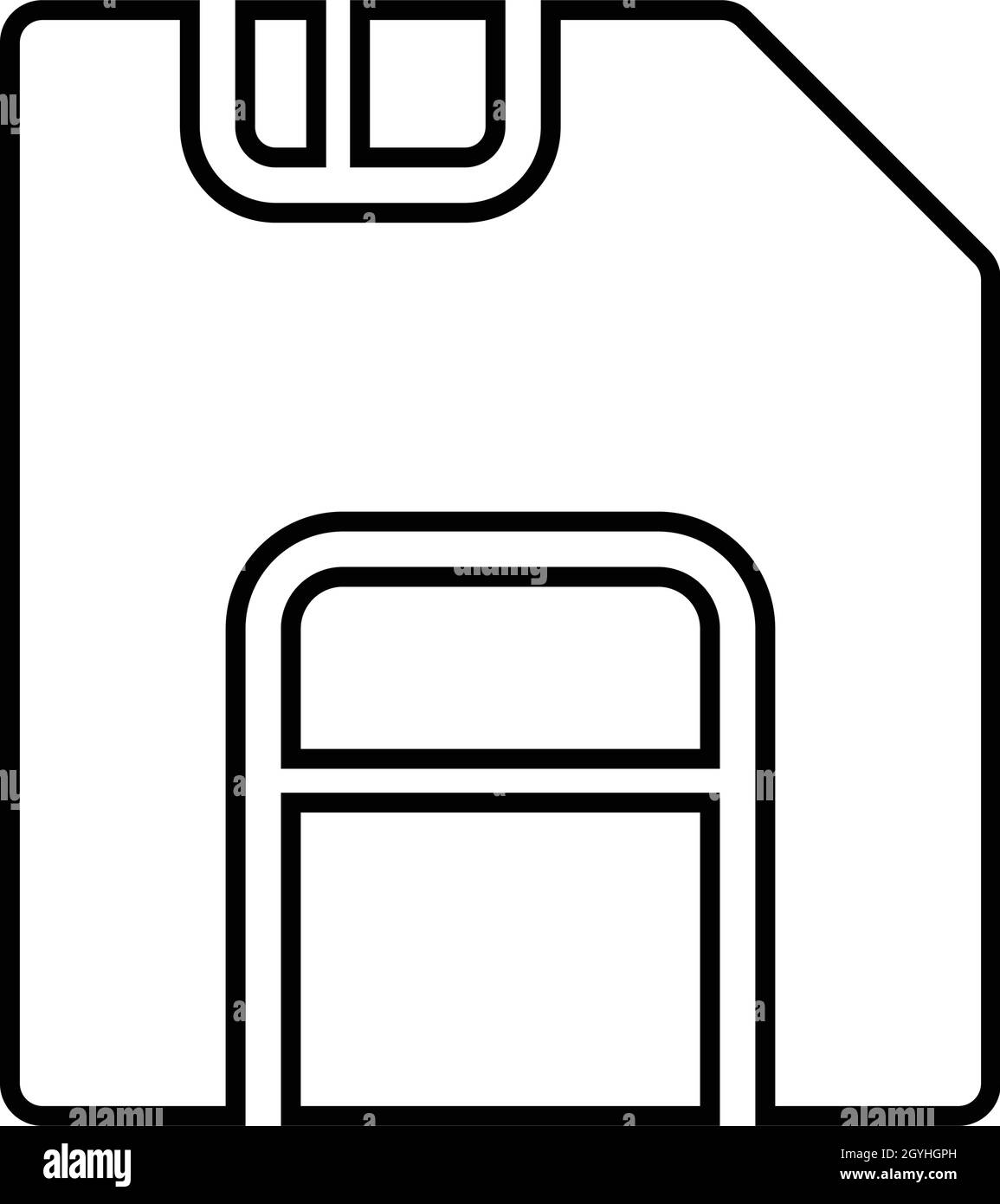 Memory, save icon - Vector EPS file. Perfect use for print media, web ...