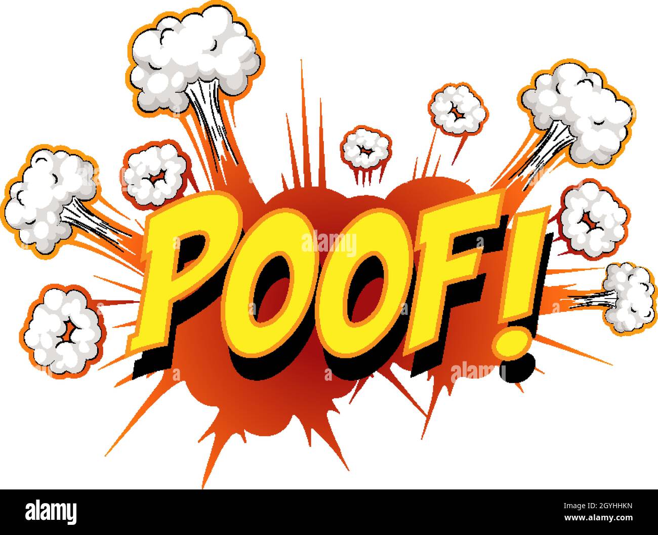 Poof vector vectors hi-res stock photography and images - Alamy