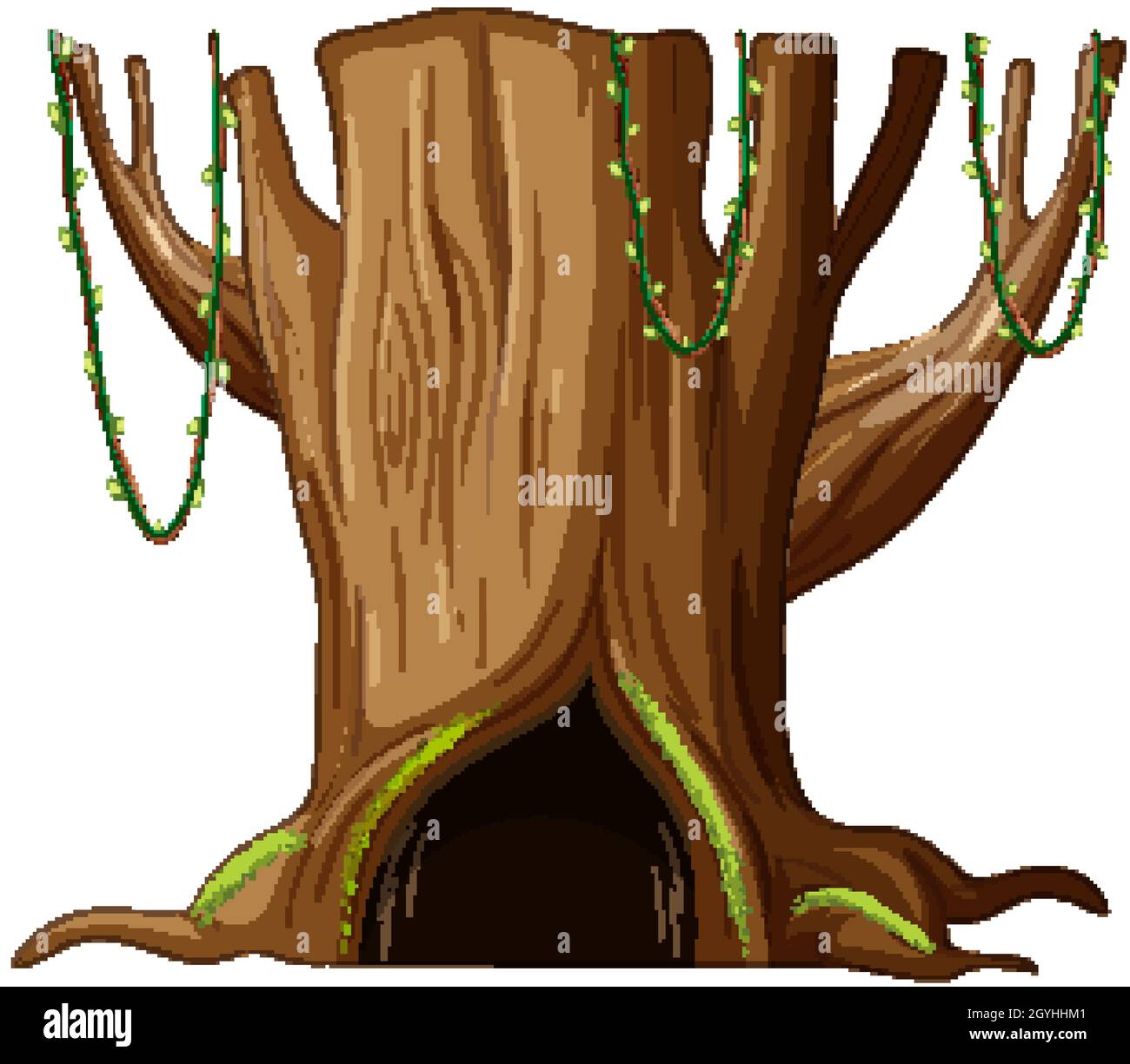 Tree trunk with big hollow illustration Stock Vector Image & Art - Alamy Tree trunk with big hollow illustration Stock Vector Image & Art - Alamy