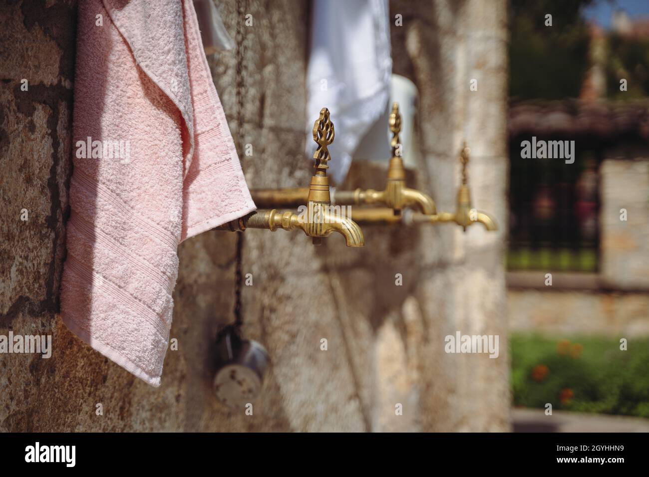 Muslim washing hands hi-res stock photography and images - Alamy